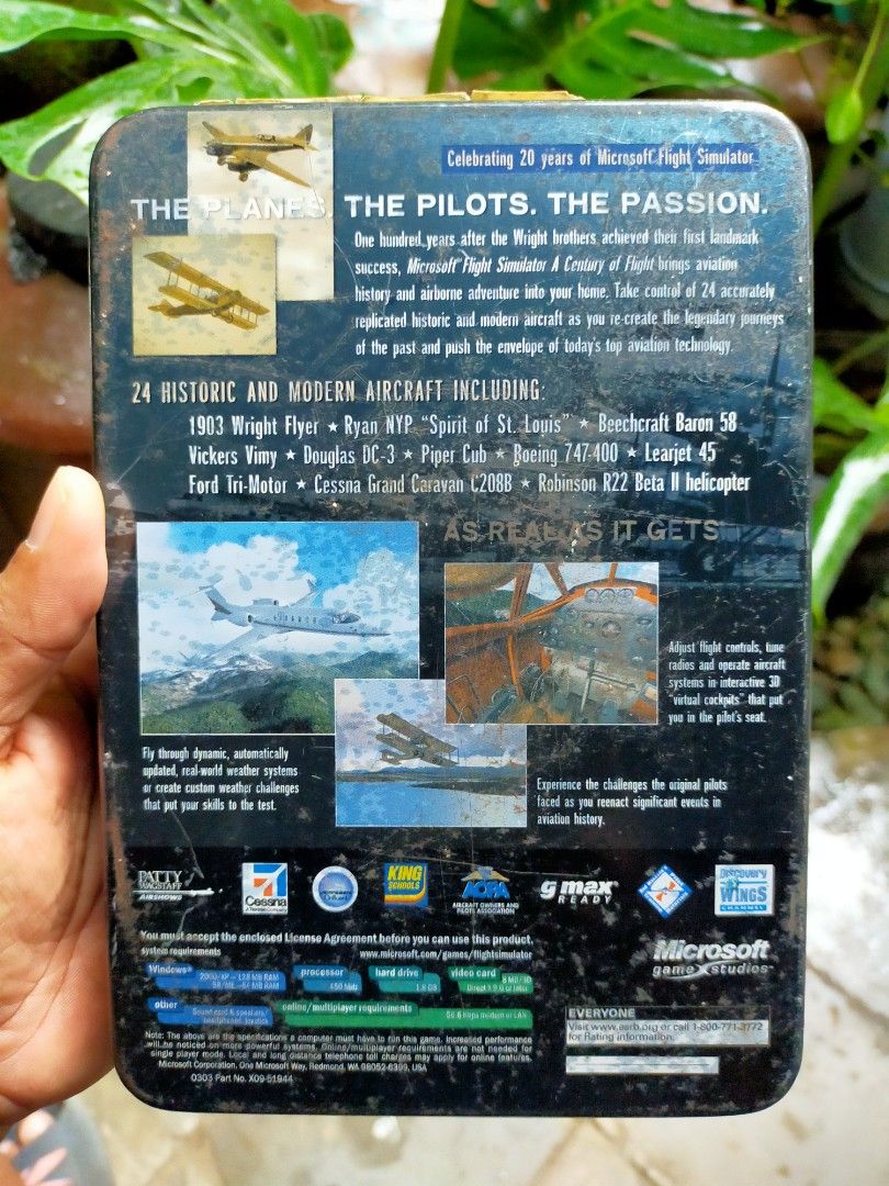 Microsoft Flight Simulator 2004 PC CD-ROM Fullset, Video Game, Game di ...