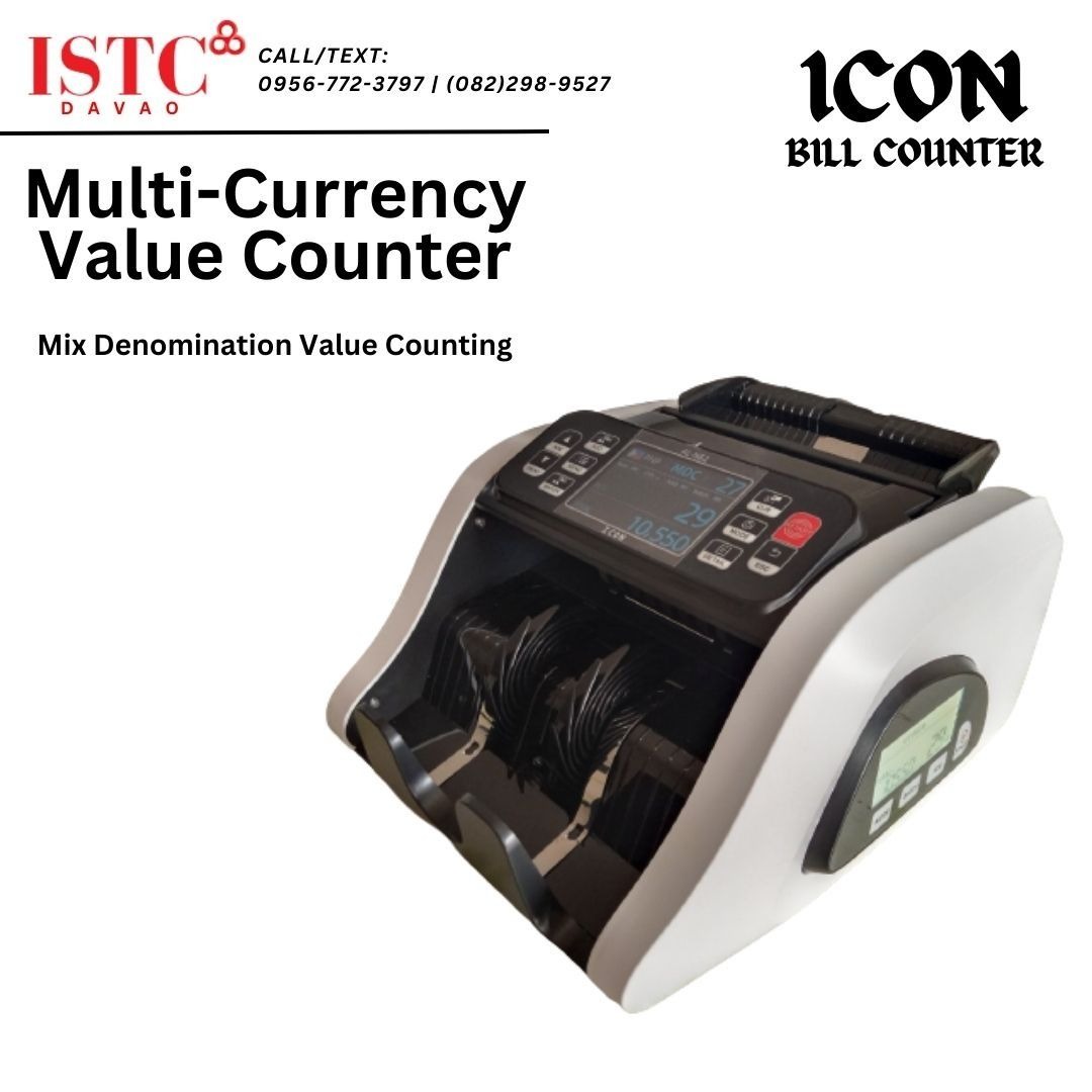 MULTI-CURRENCY BILL COUNTER, AUTOMATIC BILL COUNTER MACHINE, ICON BILL ...