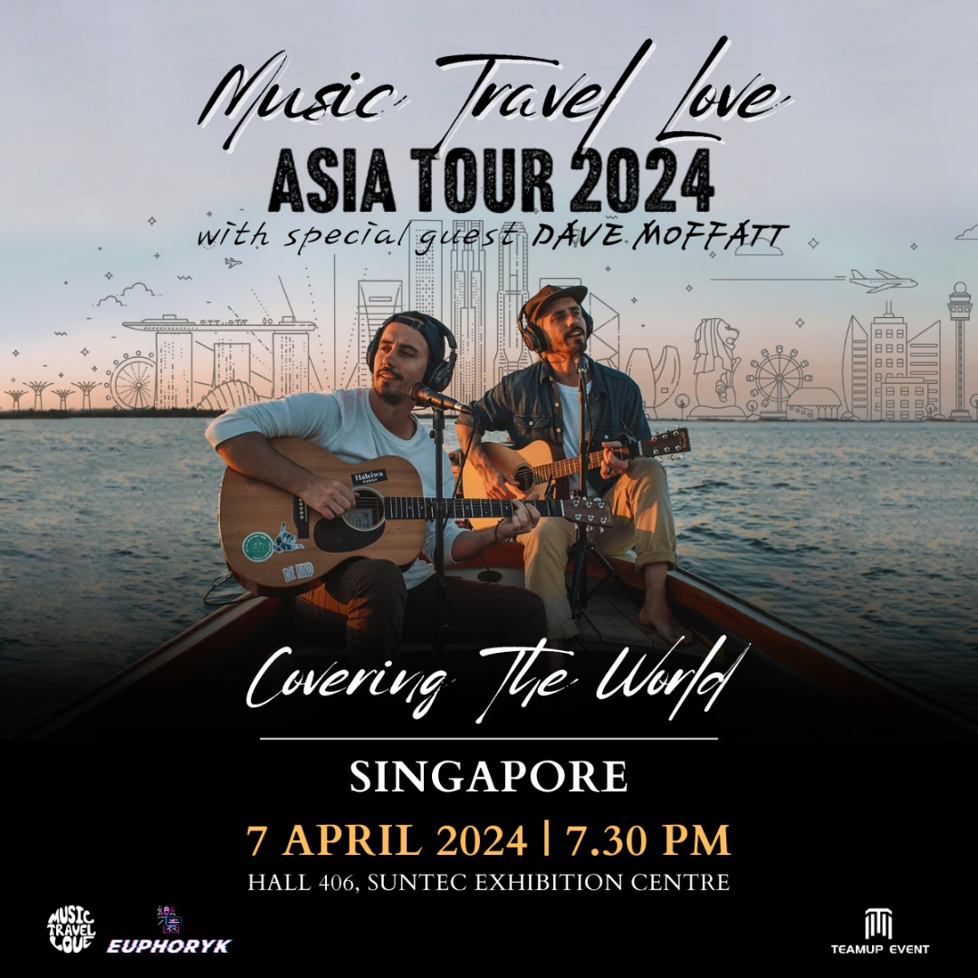 Music Travel Love Asia Tour 2024 in SISTIC, Tickets & Vouchers, Event ...