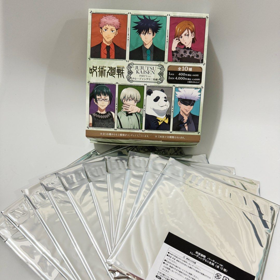 Official jjk jujutsu kaisen animega shikishi gojo yuji megumi nobara ...
