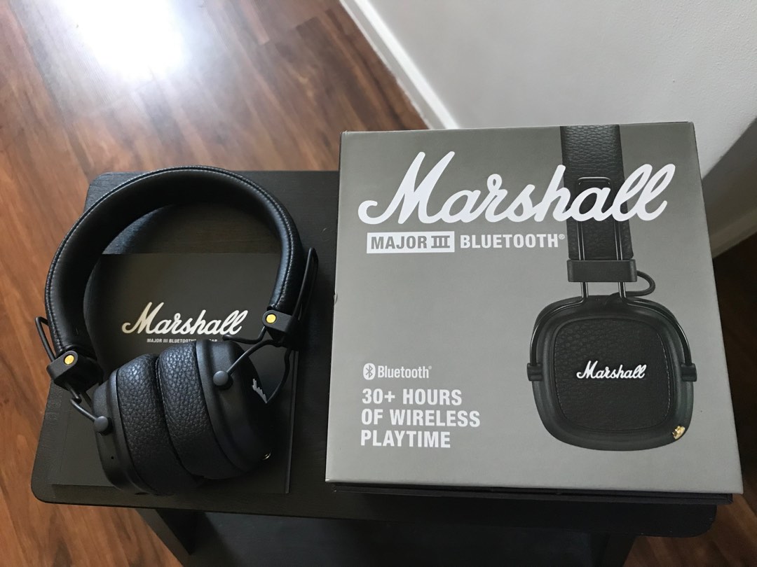 Original MARSHALL MAJOR III Bluetooth Wireless Noise-Cancelling ...