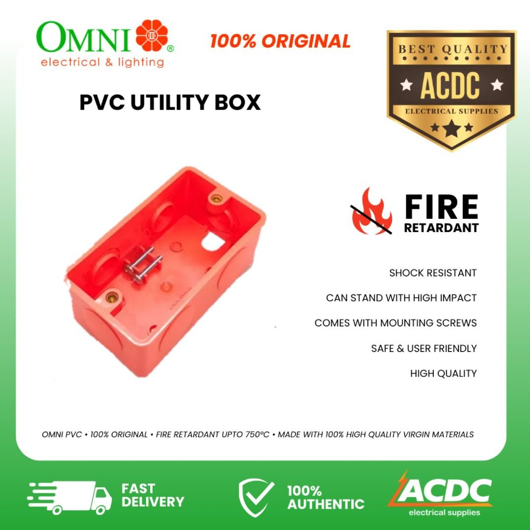 ORIGINAL Utility Box PVC Omni Surface Type Shock Resistant, Commercial ...