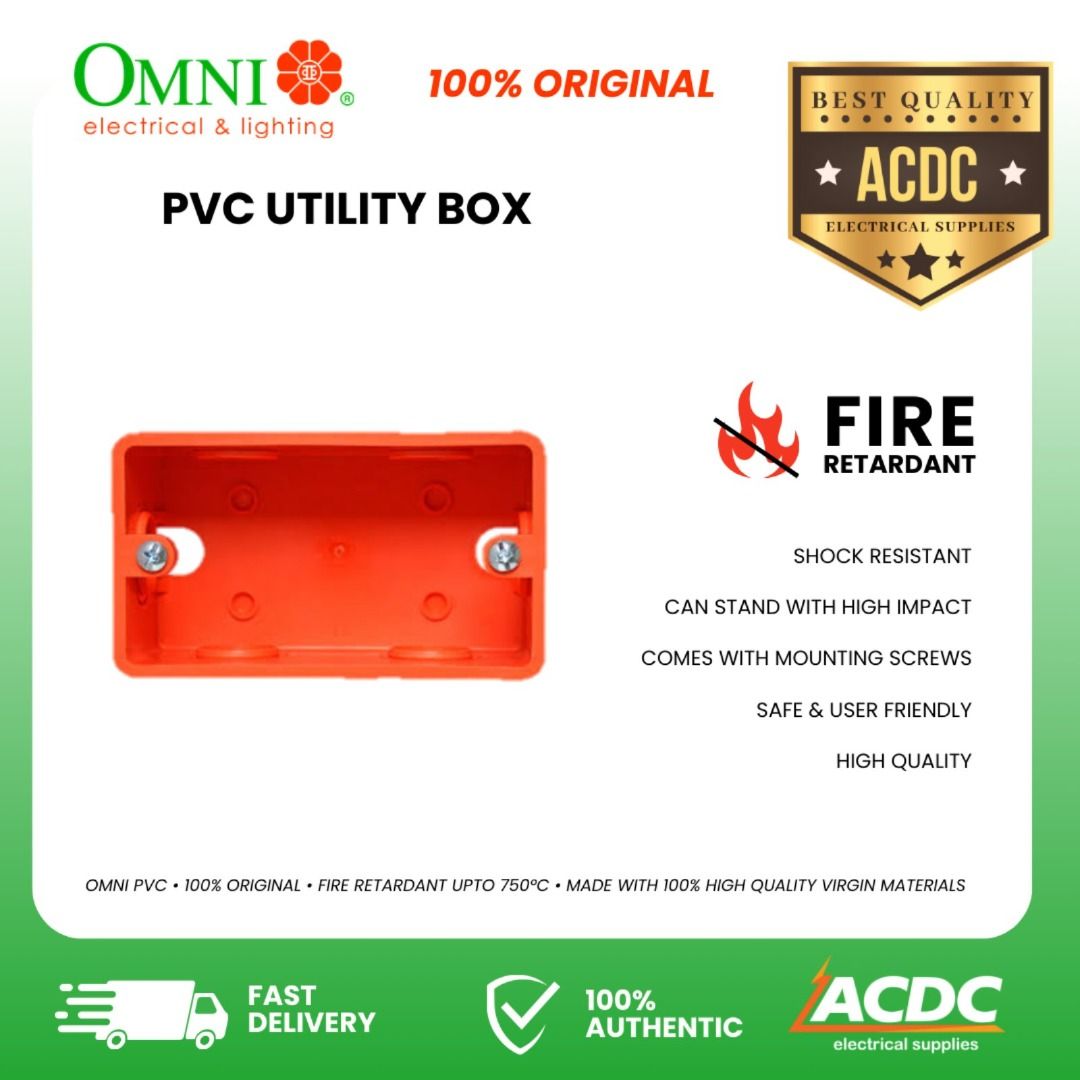 ORIGINAL Utility Box PVC Omni Surface Type Shock Resistant, Commercial ...