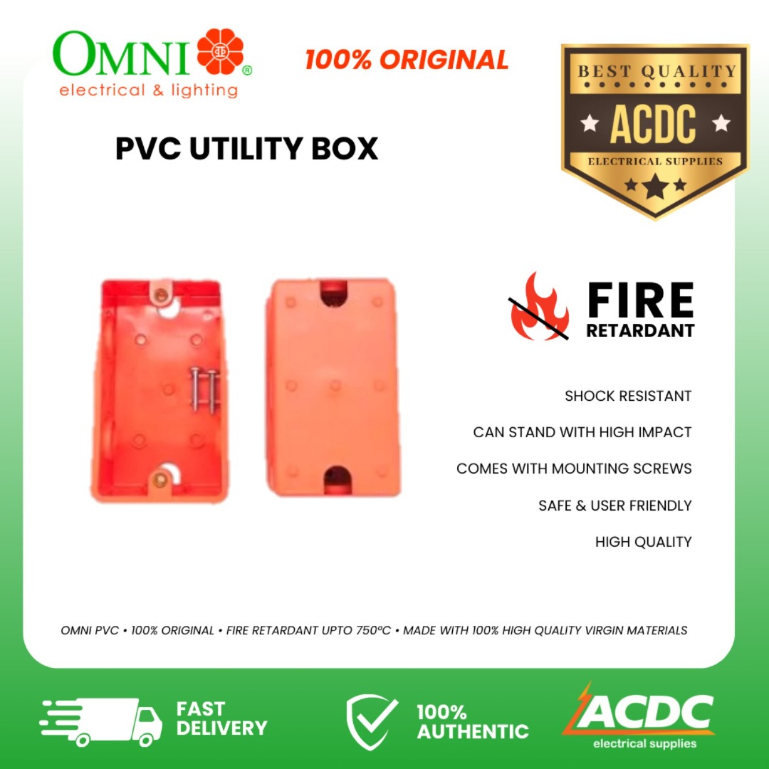 ORIGINAL Utility Box PVC Omni Surface Type Shock Resistant, Commercial ...