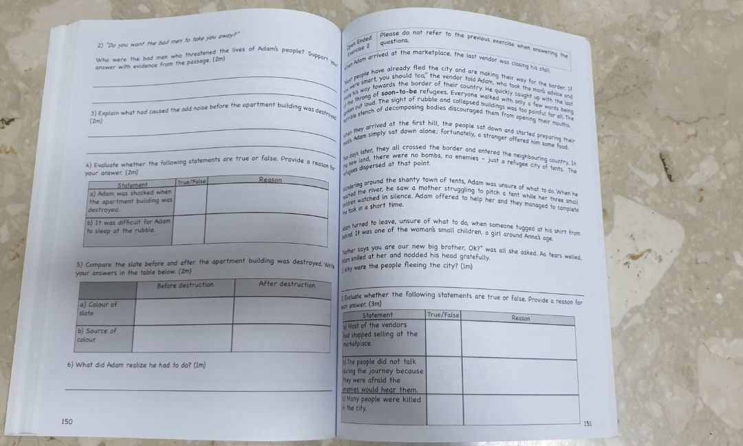 P6 the ultimate comprehension tests (done some pages), Hobbies & Toys ...