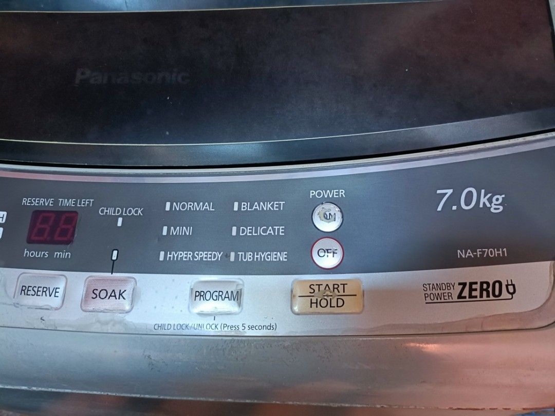 PANASONIC AUTOMATIC WASHING MACHINE MODEL NA-F70H1 (DEPECTIVE) BOARD ...
