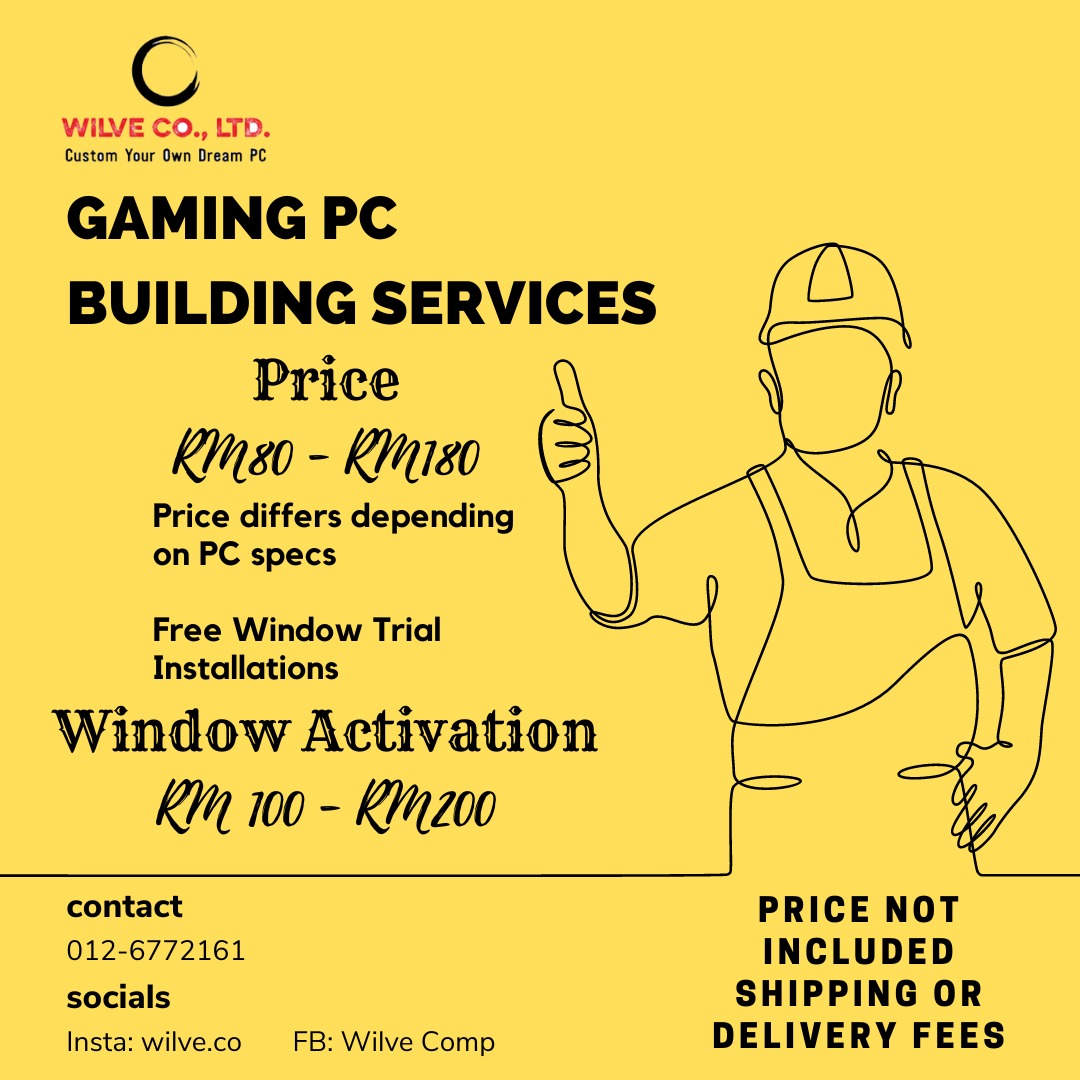 PC Building Service, Computers & Tech, Desktops on Carousell