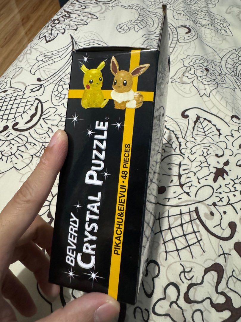 Pikachu and Eevee Crystal Puzzle, Hobbies & Toys, Toys & Games on Carousell