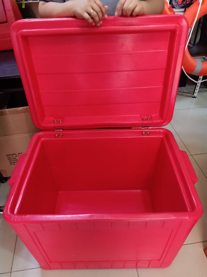 RED COOLER BOX GOOD QUALITY, Commercial & Industrial, Construction ...