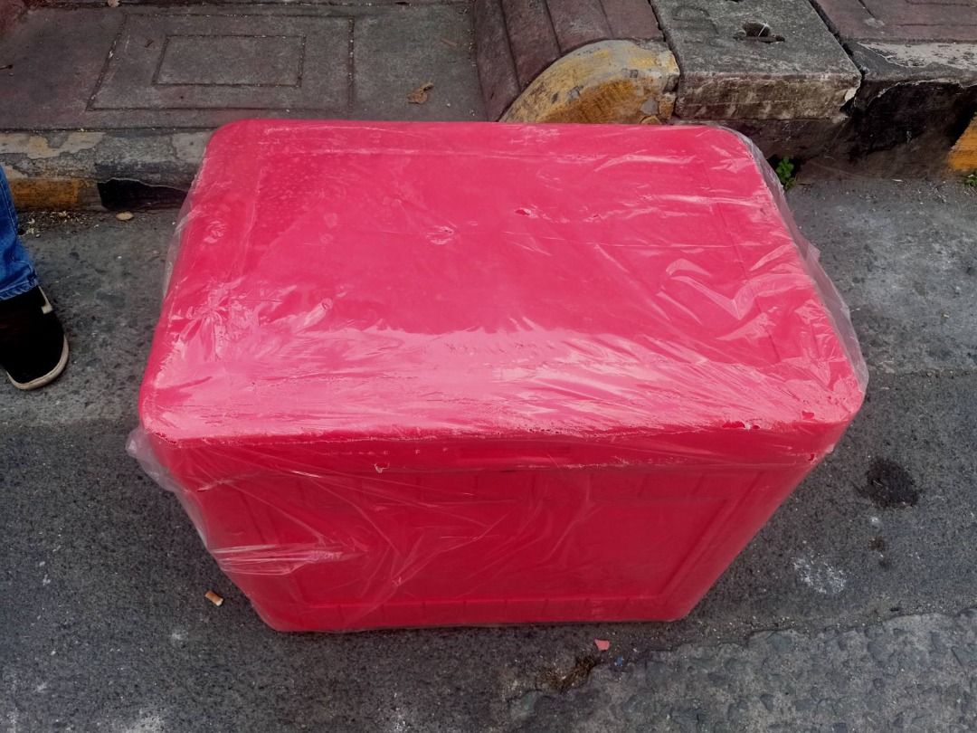 RED COOLER BOX GOOD QUALITY, Commercial & Industrial, Construction ...