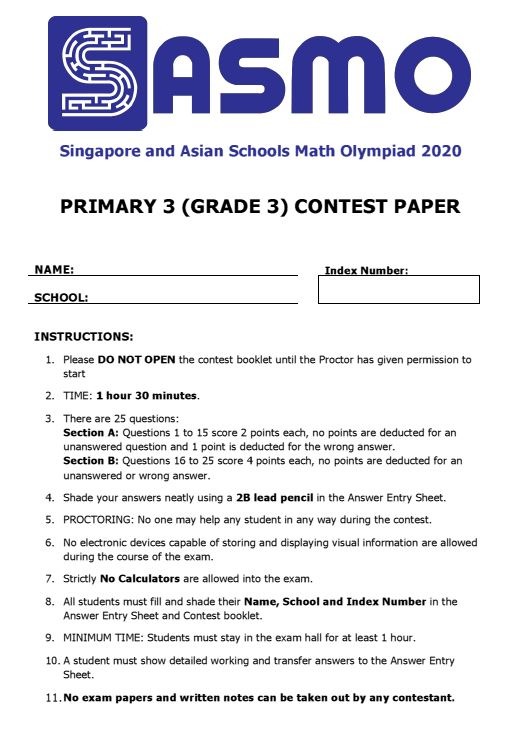 Sasmo past year paper (2019~2022), Learning & Enrichment, Workshops on ...