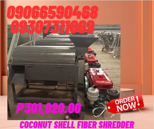 SR-KSJ C Diesel Coconut Shell Fiber Separating Extracting Shredder Coir ...