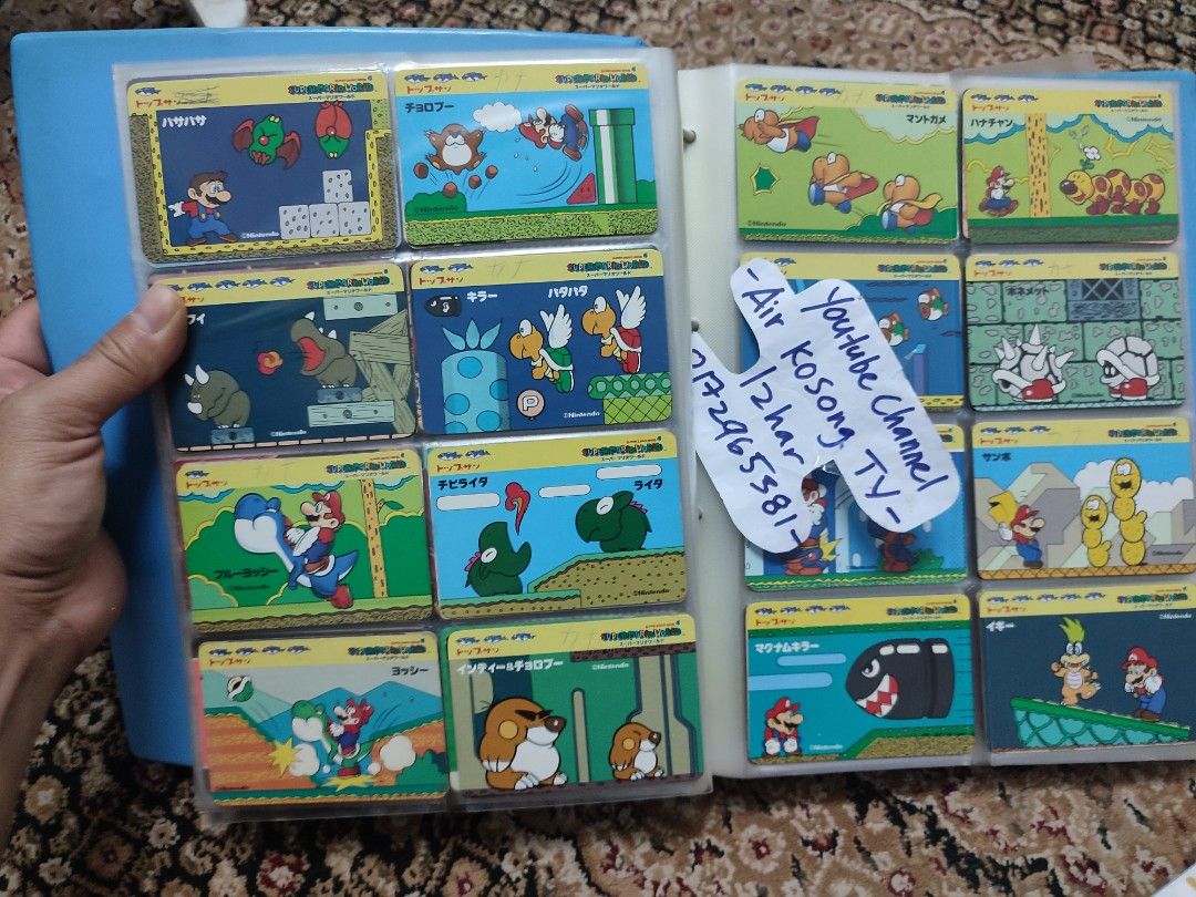 Super Mario Vtg Card, Hobbies & Toys, Toys & Games on Carousell