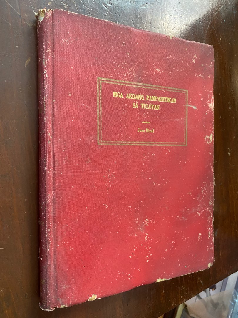 TAGALOG VINTAGE ANTIQUE BOOK HISTORY RIZALIAN - MGA AKDANG PAMPANITIKAN ...