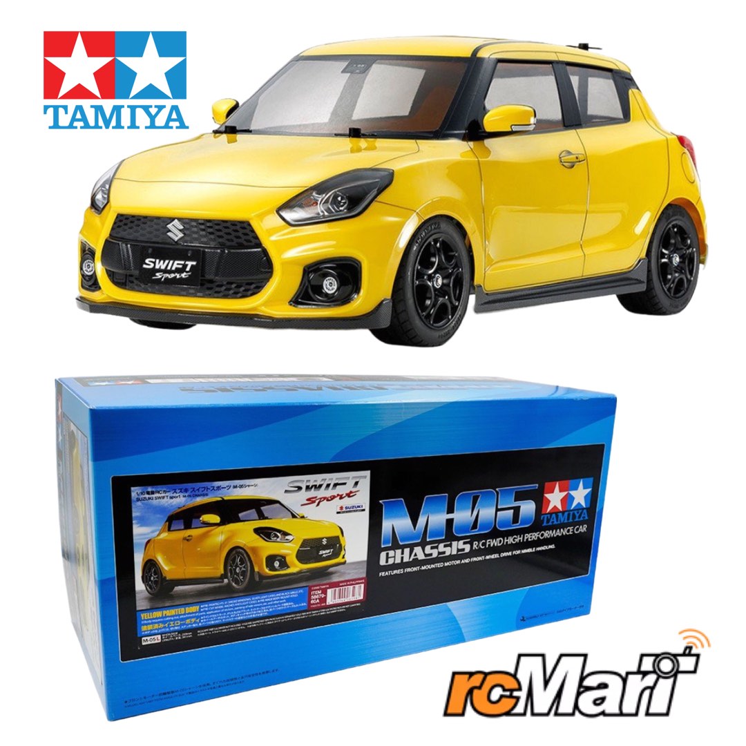Tamiya 田宮模型遙控車 ｜ 1/10 M05 Suzuki Swift Sport EP Car Kit w/Motor, 興趣及遊戲, 玩具 & 遊戲類 - Carousell