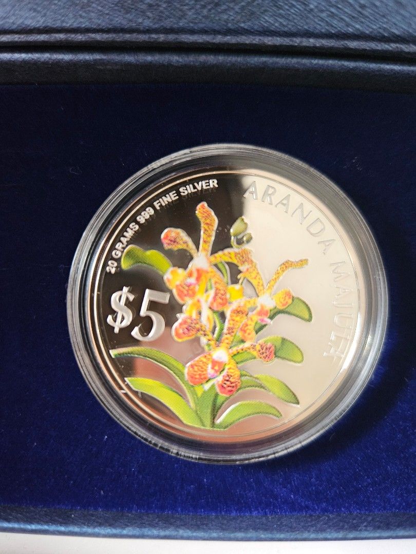 The Singapore Mint Heritage Orchids Coin Set, Hobbies & Toys ...