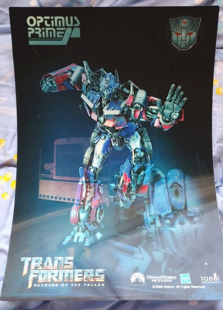 Transformers The Movie Poster - Optimus Prime, Hobbies & Toys ...