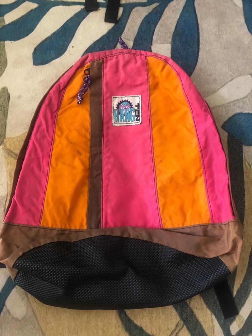 Vintage Hang Ten Backpack, Women's Fashion, Bags & Wallets, Backpacks ...