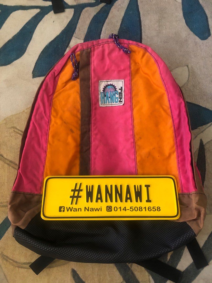 Vintage Hang Ten Backpack, Women's Fashion, Bags & Wallets, Backpacks ...