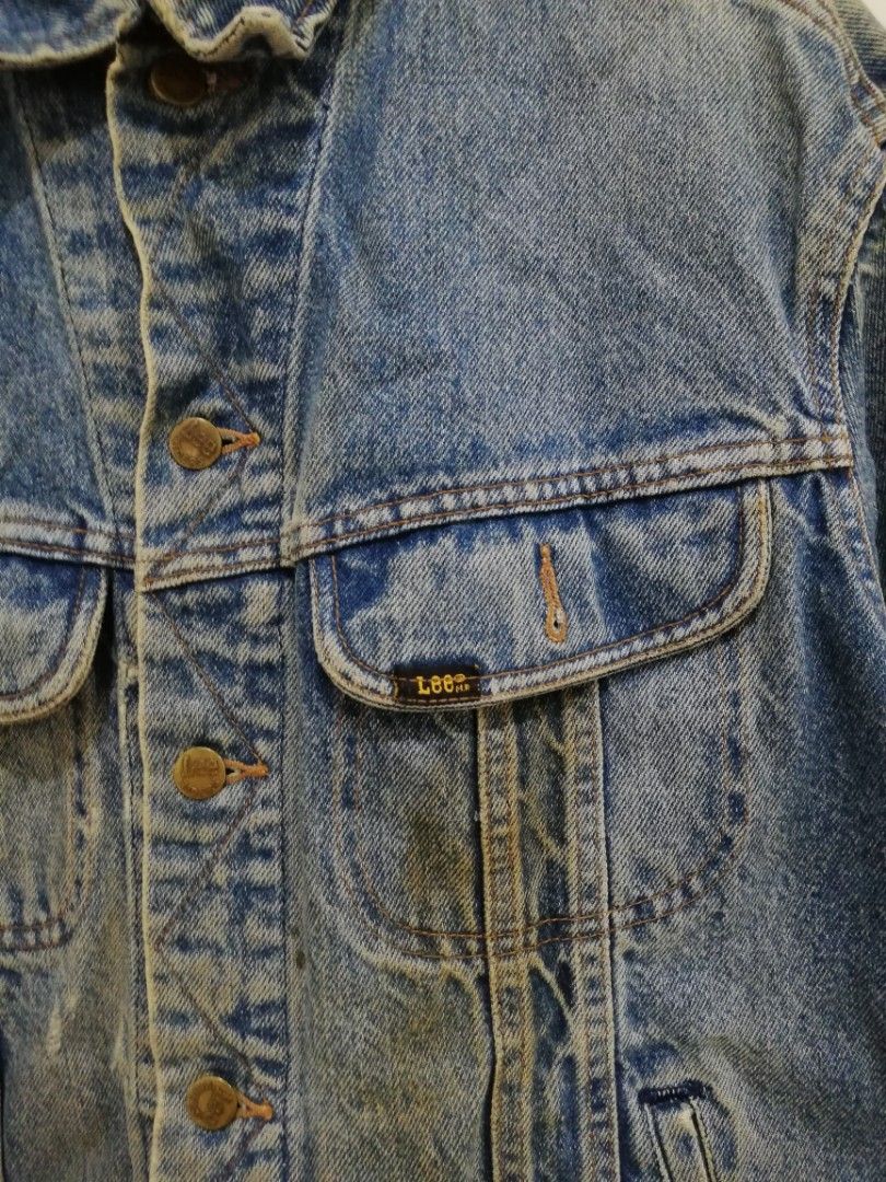Vintage Lee Trucker jacket 4 pocket, Men's Fashion, Coats, Jackets and ...