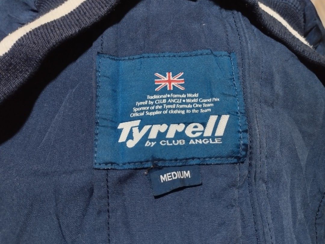 Vintage Tyrrell Racing Team Jacket World Grand Prix Club Angle Jacket ...
