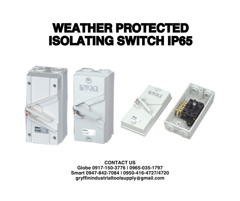 Weather Protected Isolating Switch IP65, Commercial & Industrial ...