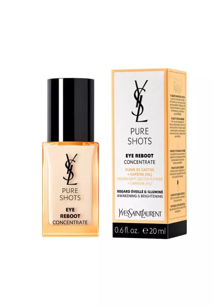 YSL Yves Saint Laurent Pure Shots Eye Reboot Serum 20ml, Beauty & Personal Care, Face, Face Care ...