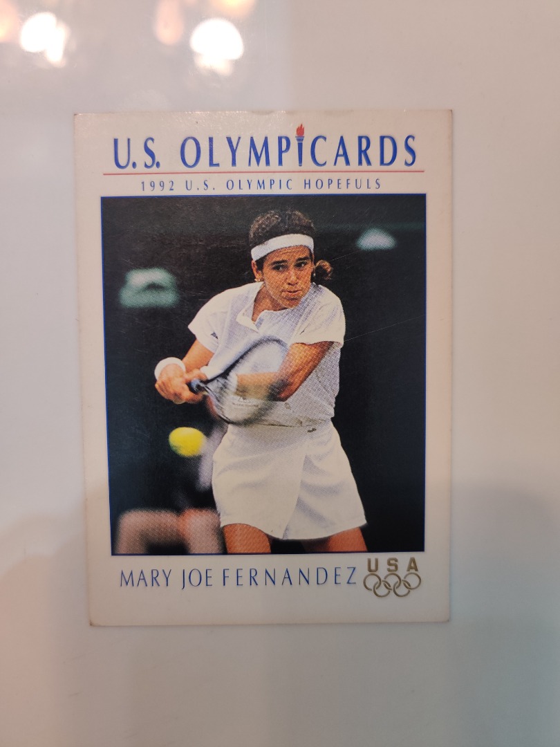 1992 Impel U.S. Olympic Cards Mary Joe Fernandez, Hobbies & Toys ...