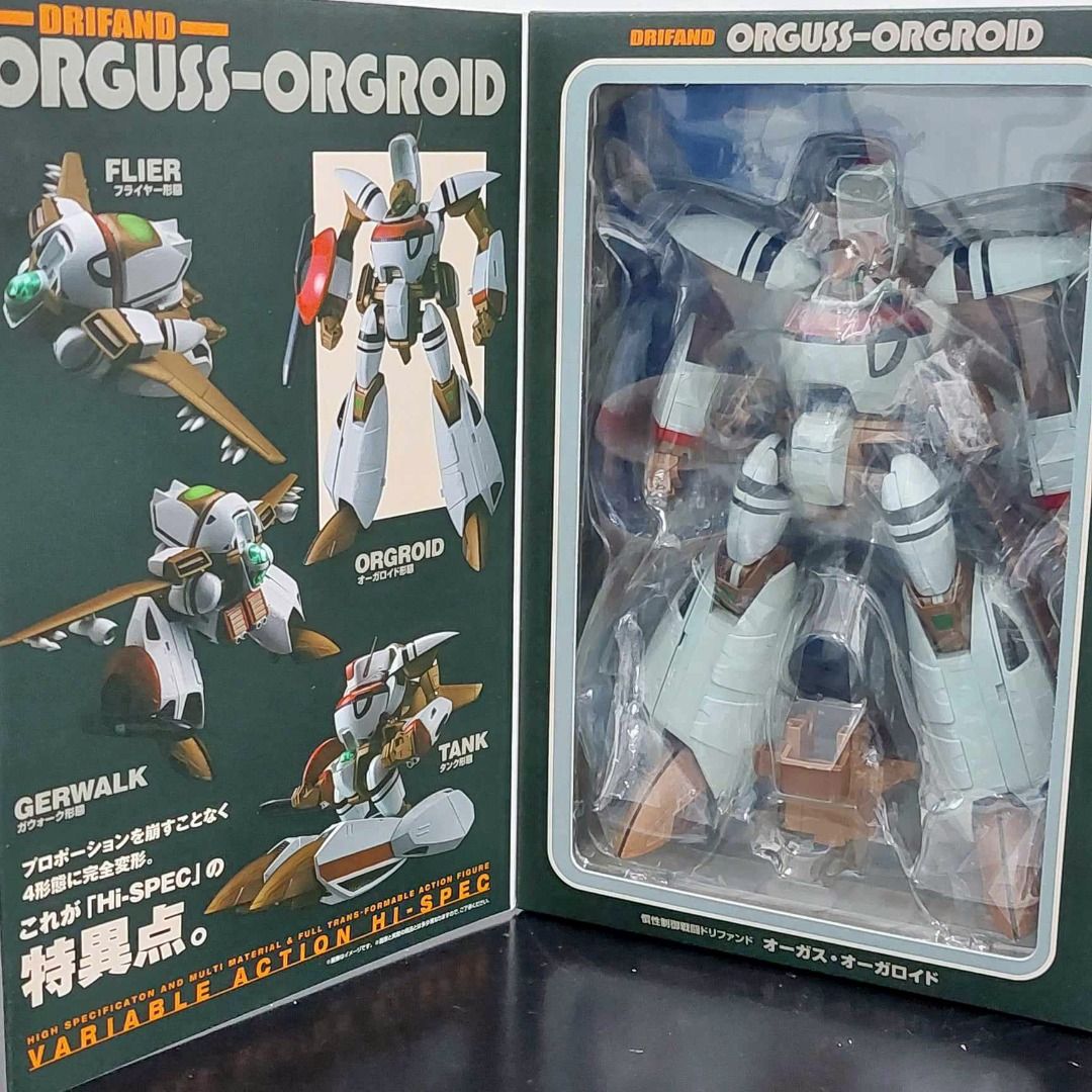 中古已開盒 Megahouse Variable Action Hi-Spec 超時空世紀 Orguss Orguss-orgroid, 興趣 ...