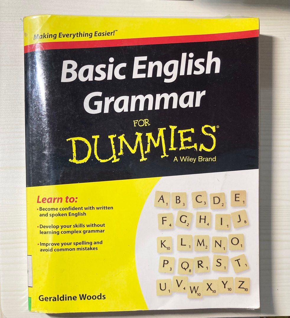 BASIC ENGLISH GRAMMAR FOR DUMMIES, Hobbies & Toys, Books & Magazines ...