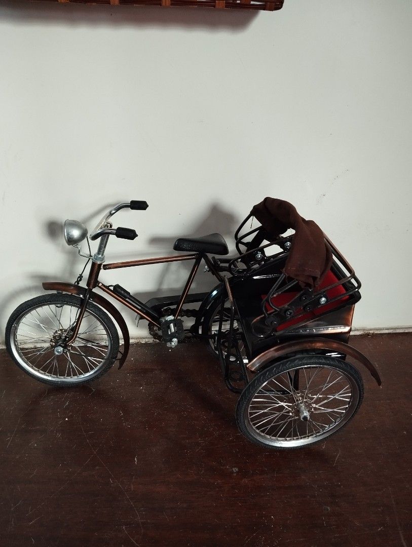 Beca trishaw metal bicycle table display, Furniture & Home Living, Home ...