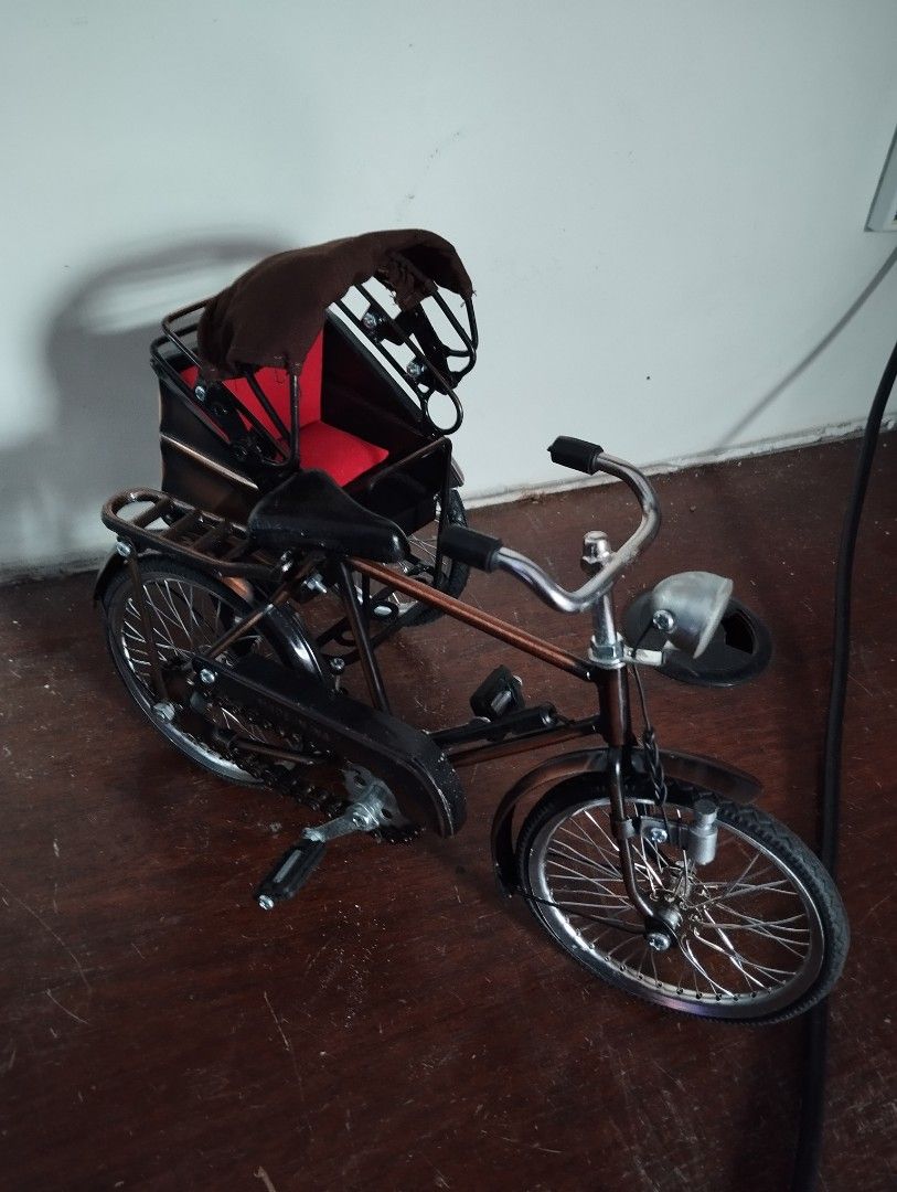 Beca trishaw metal bicycle table display, Furniture & Home Living, Home ...