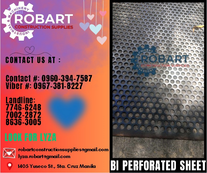 BI PERFORATED SHEET, Commercial & Industrial, Construction Tools ...