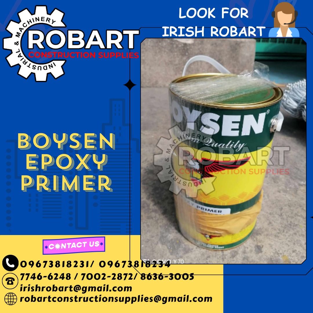 Boysen epoxy primer, Commercial & Industrial, Construction Tools ...