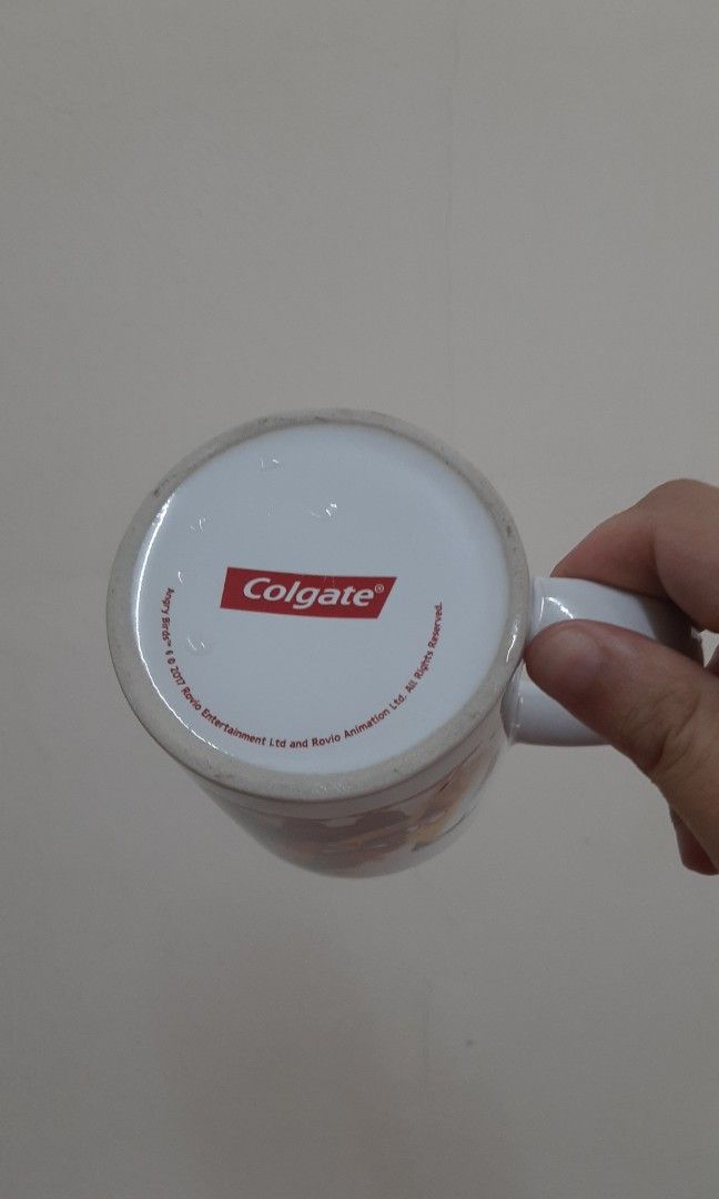 Colgate Angry Bird Ceramic Mug, Furniture & Home Living, Kitchenware ...
