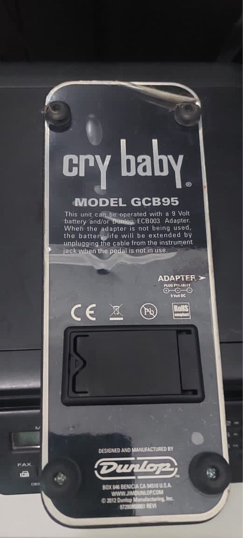 CRY BABY MODEL GCB95, Hobbies & Toys, Music & Media, Music Accessories ...