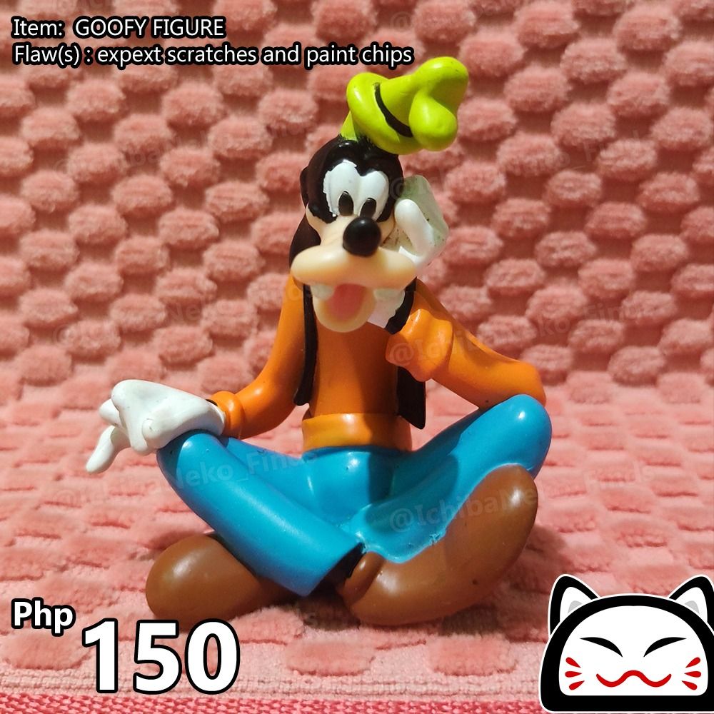 Disney Goofy Sitting Figure, Hobbies & Toys, Toys & Games on Carousell
