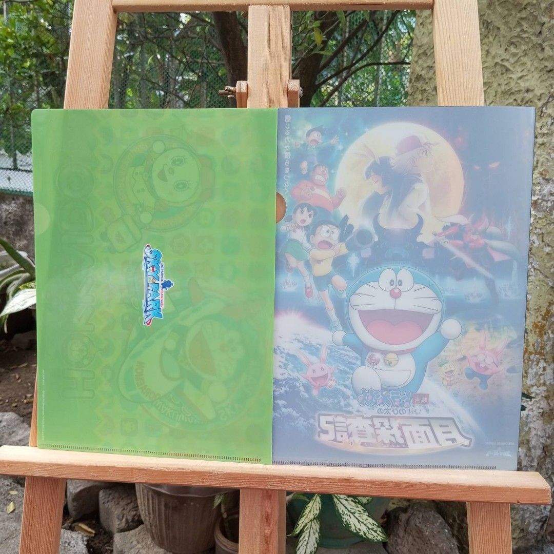 DORAEMON Nobita's Exploration of Moon Clear File Folder Set, Hobbies ...