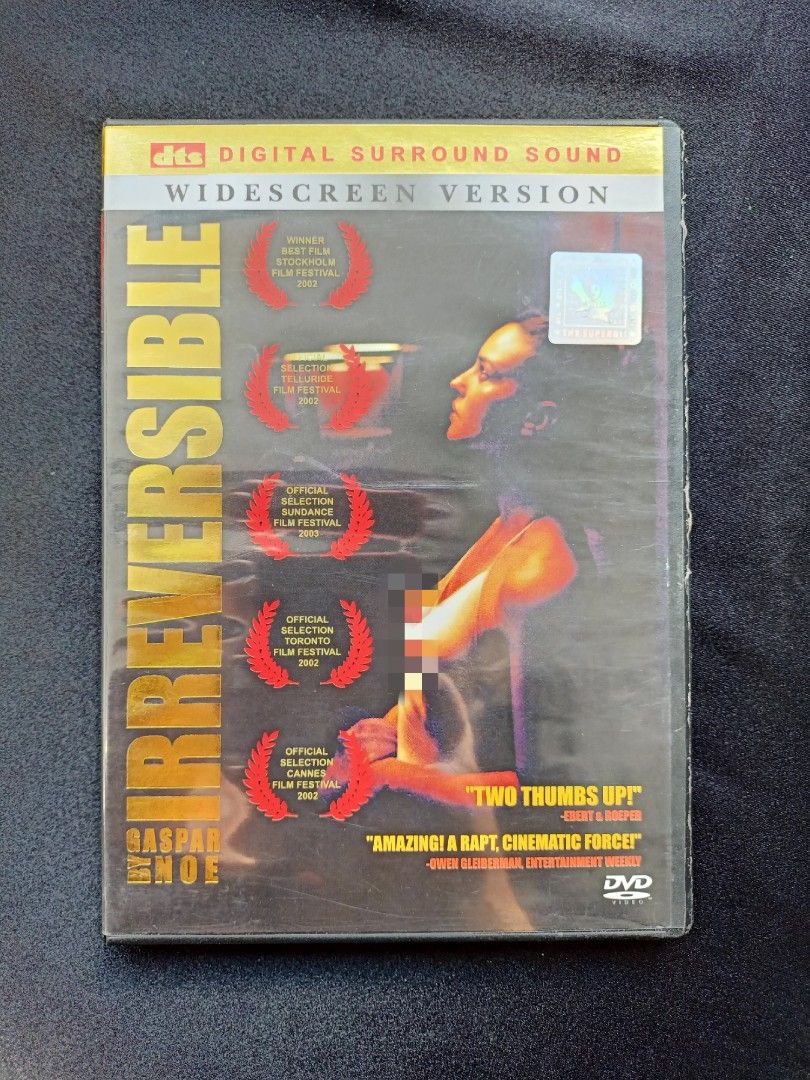 DVD Irreversible, Hobbies & Toys, Music & Media, CDs & DVDs on Carousell