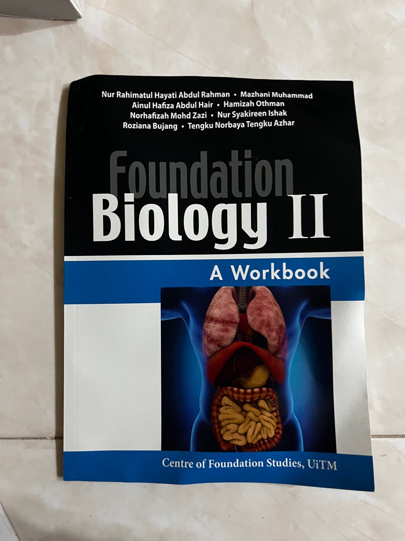 FOUNDATION BIOLOGY WORKBOOK, Hobbies & Toys, Books & Magazines ...