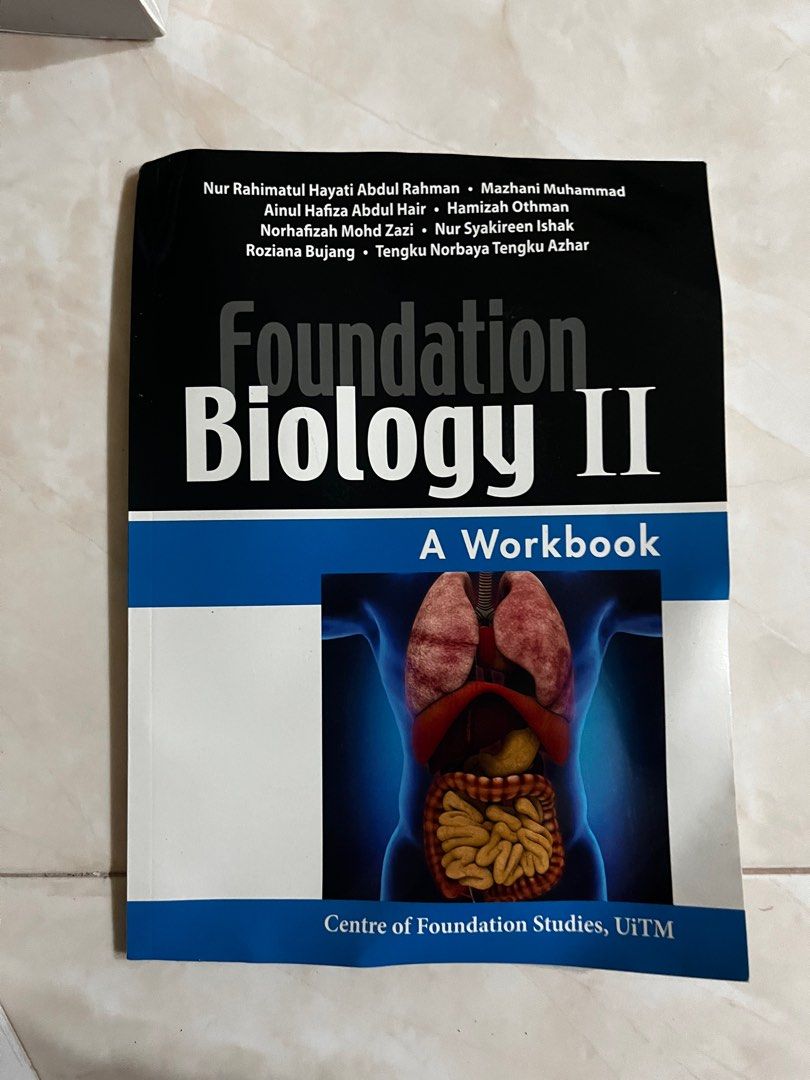 FOUNDATION BIOLOGY WORKBOOK, Hobbies & Toys, Books & Magazines ...