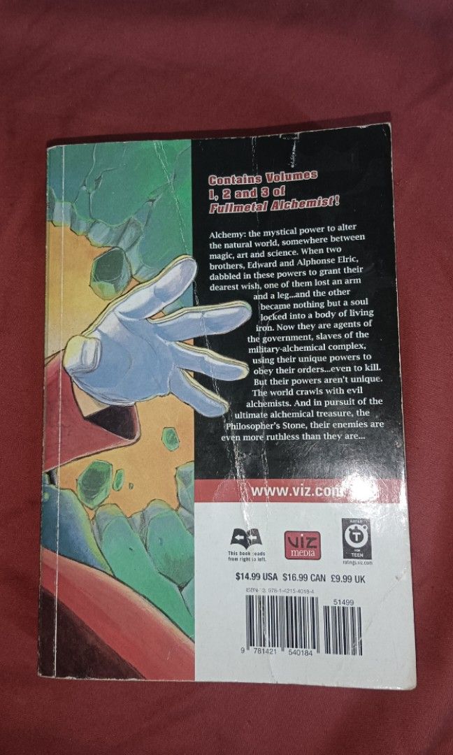 Full Metal Alchemist VOL 1,2,3 (3 in 1), Hobbies & Toys, Books ...