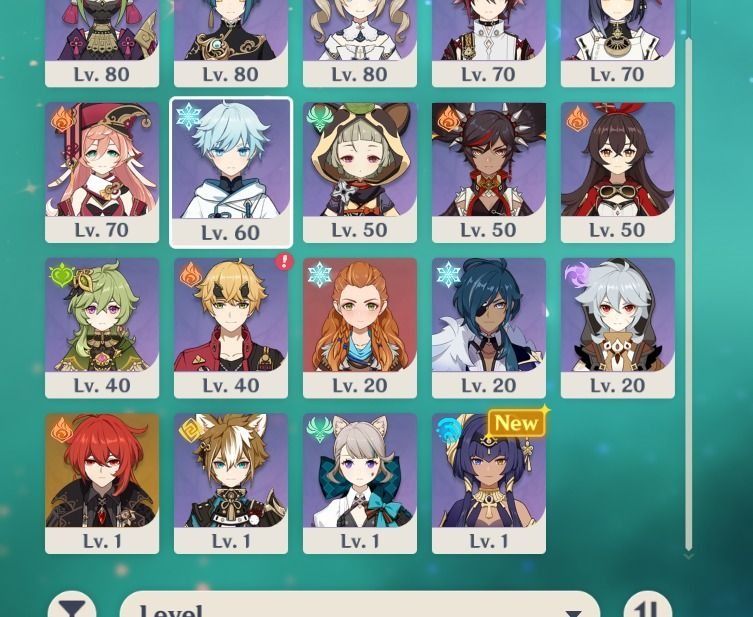 Genshin Impact AR 59 Asia, Video Gaming, Video Games, Others on Carousell