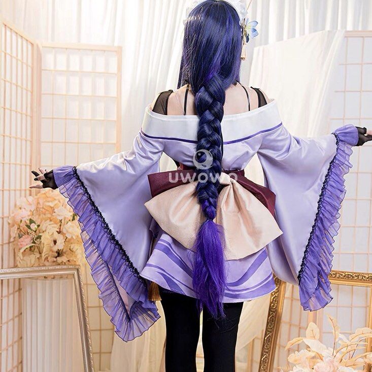 Genshin Impact Maid Raiden Shogun Cosplay {MAEMI SR}, Hobbies & Toys ...