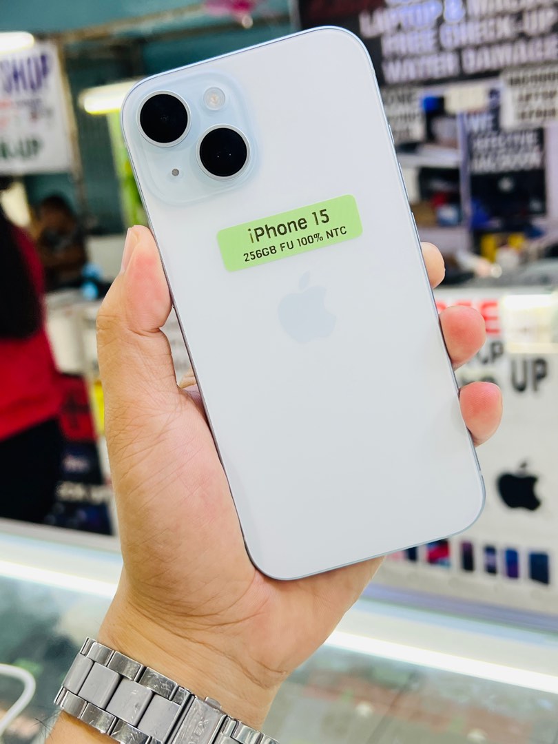 iPhone 15 256GB 100Bh Openline NTC Approved 100%smooth Complete with ...