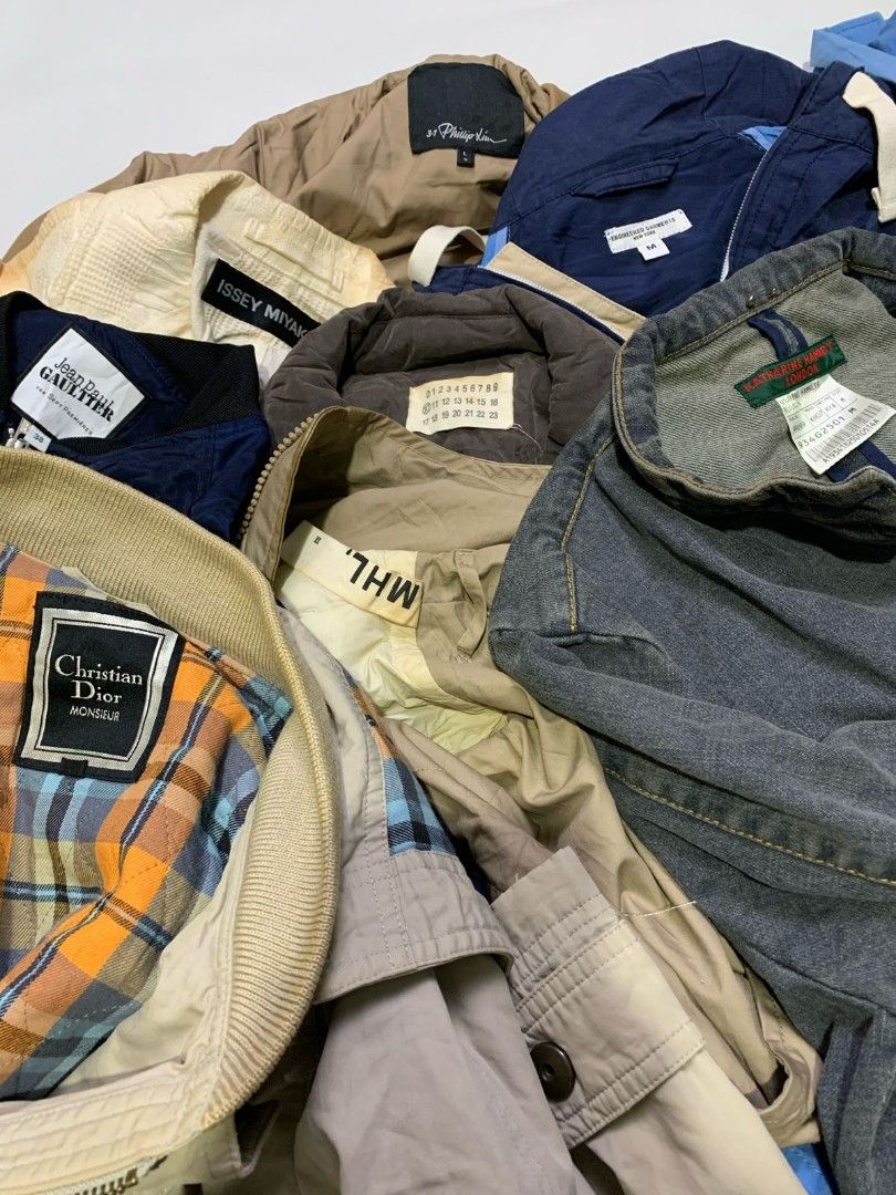 Jean Paul Gaultier, Christian Dior, Margaret Howell, Katharine Hamnett ...