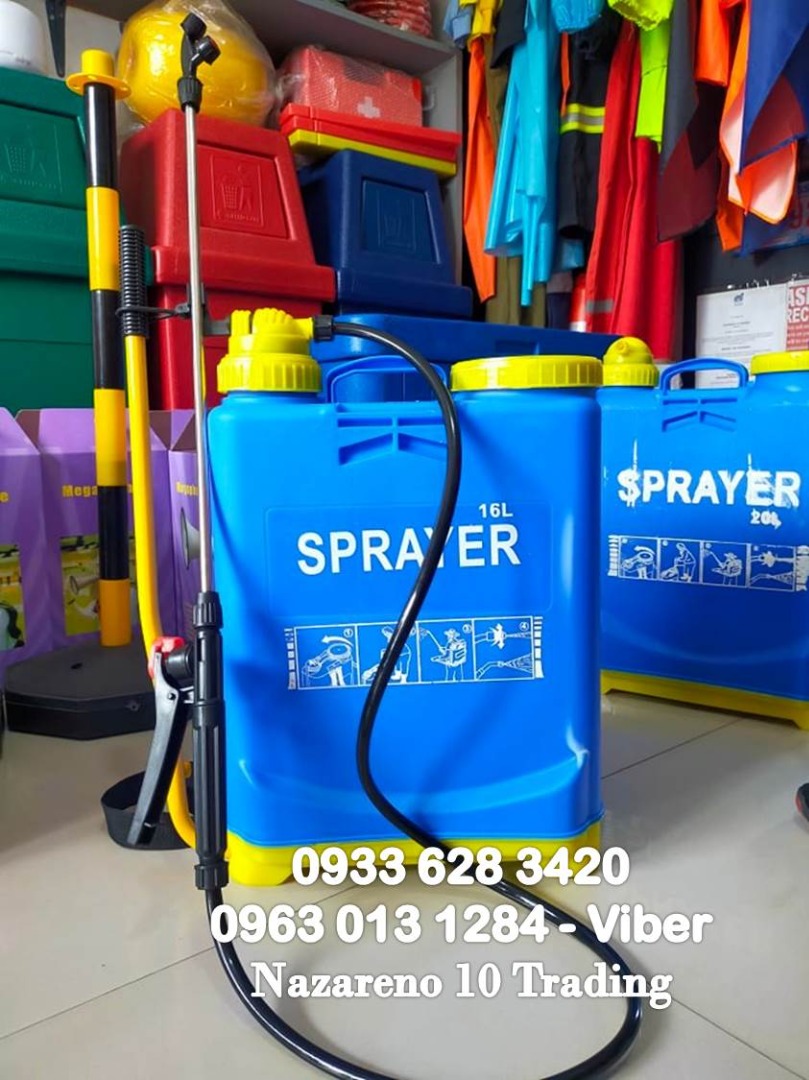Knapsack sprayer w/ manual sprayer., Beauty & Personal Care, Sanitizers ...