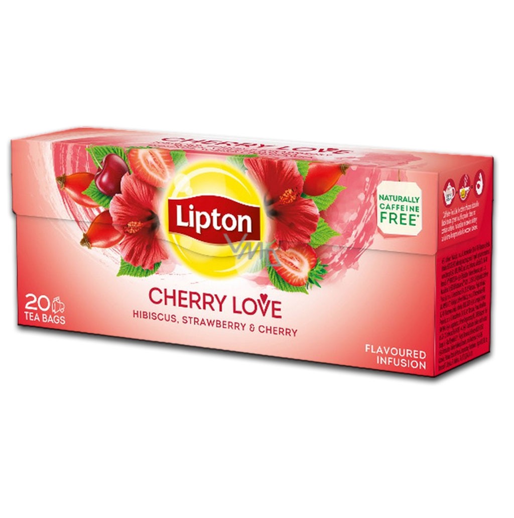 Lipton Cherry Love Infused Tea (SOLD), Health & Nutrition, Health ...