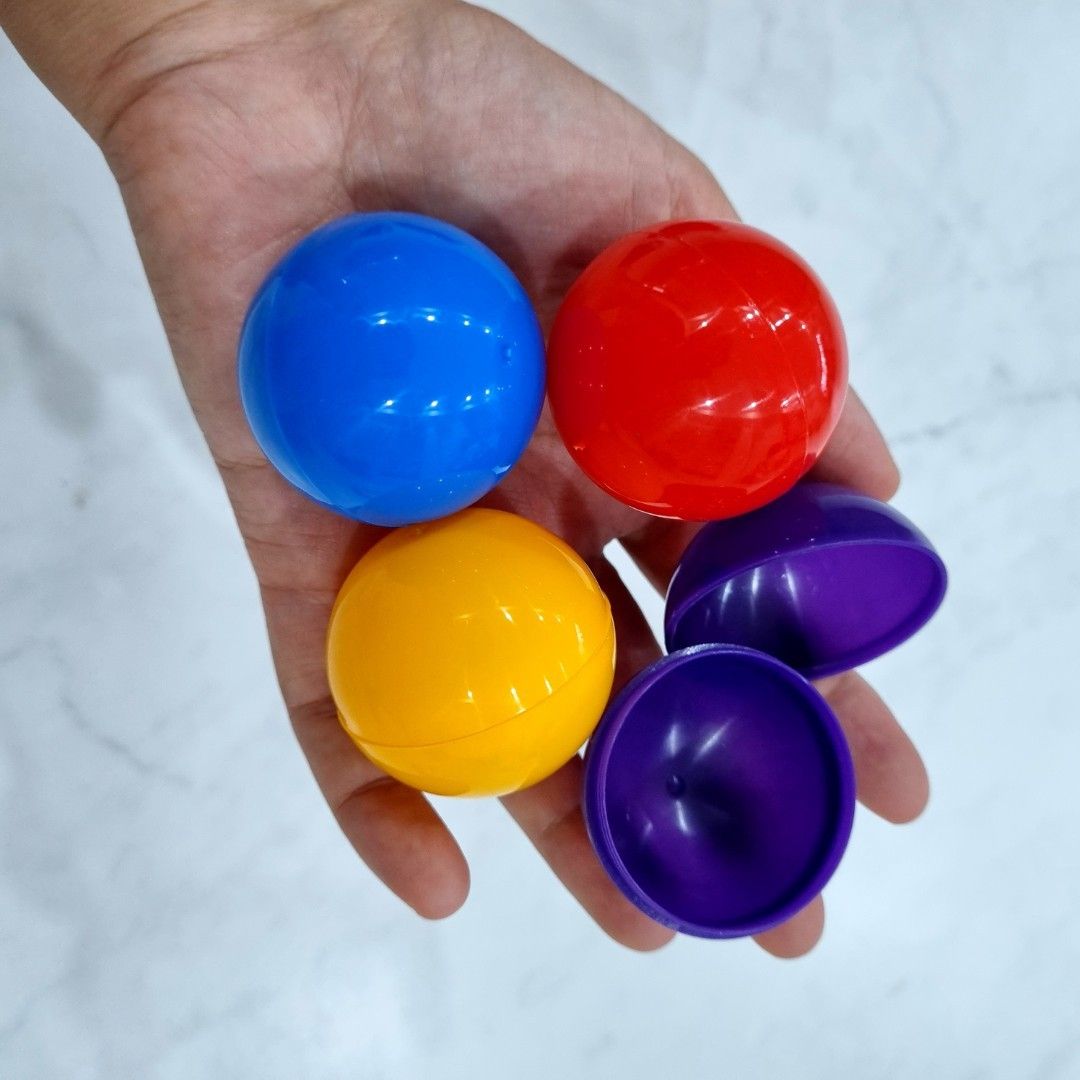 Lucky Draw Box 25cm cardboard capsule balls party games, Hobbies & Toys ...