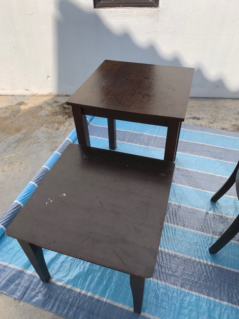 Meja Sisi, Furniture & Home Living, Furniture, Tables & Sets on Carousell